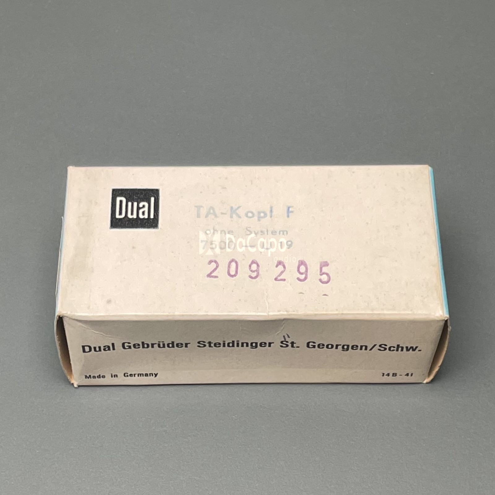 Buy Dual SHELL 7500/U-19 209295 - DaCapo Audio Shop