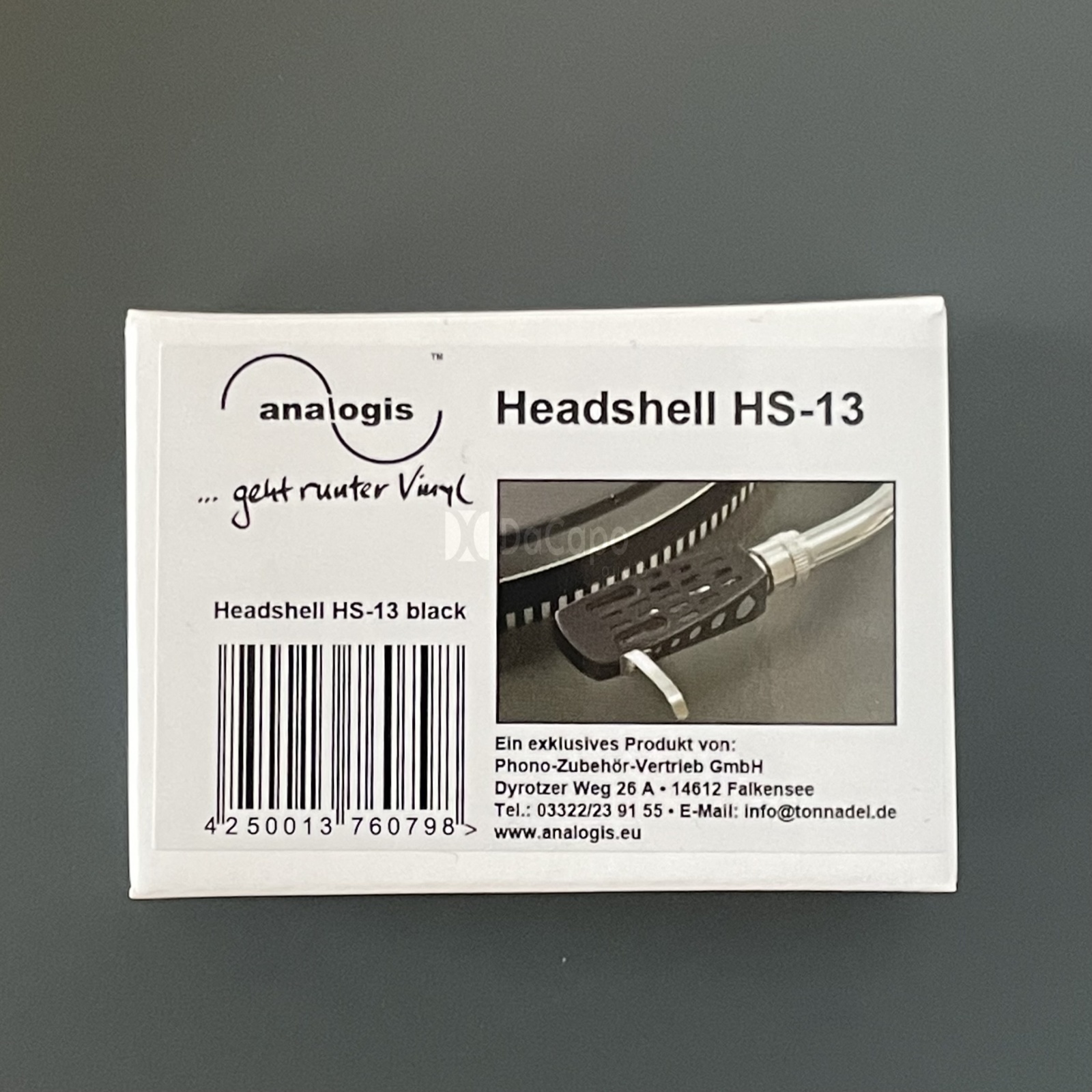 Lightweight SME Headshell Black/Silver - DaCapo Audio Shop