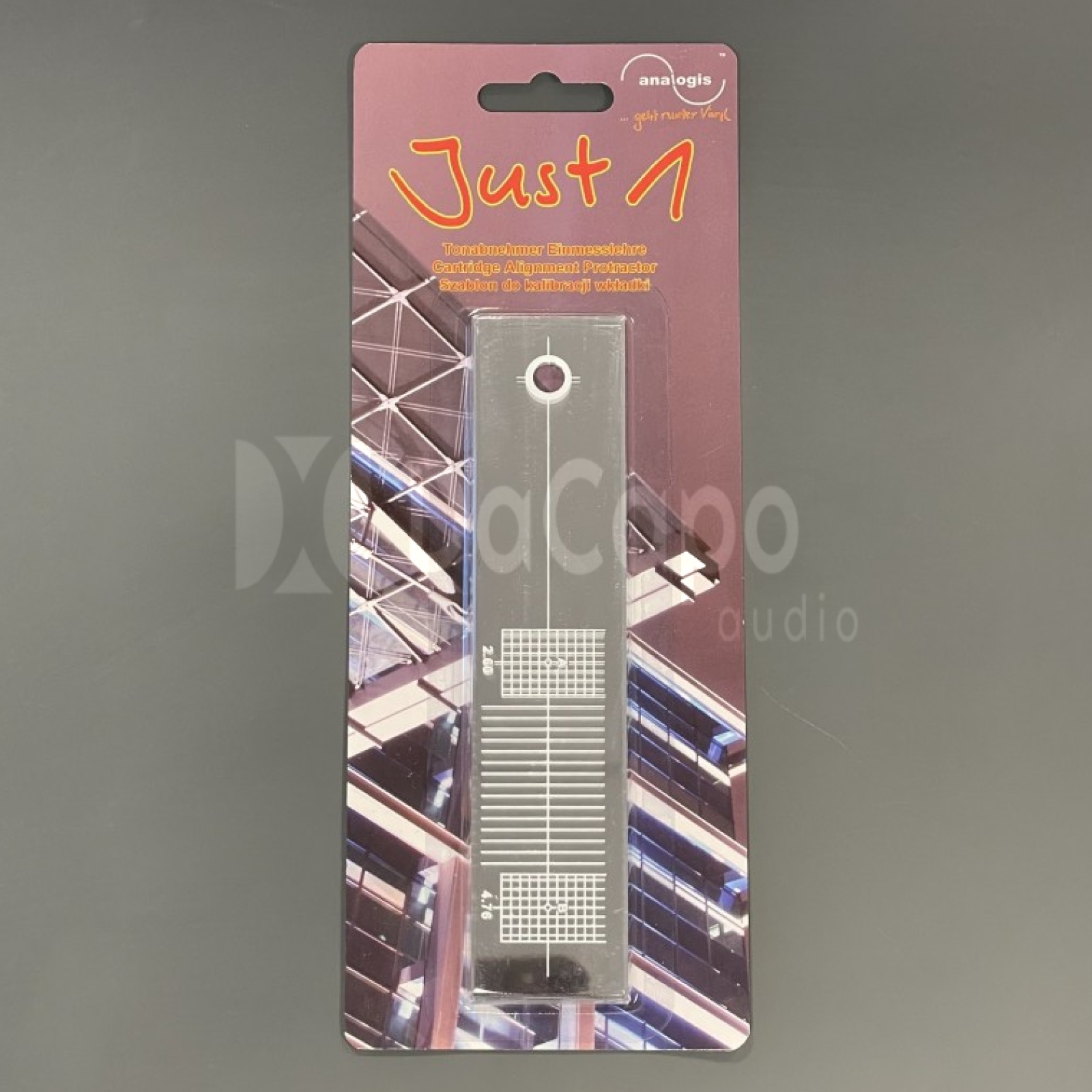 Buy Tonar simple alignment protractor - DaCapo Audio Shop
